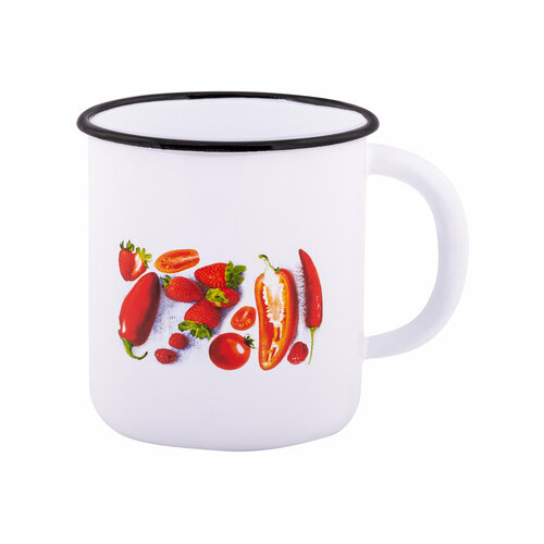 Кружка походная Appetite Паприка эмалированная, 1 л