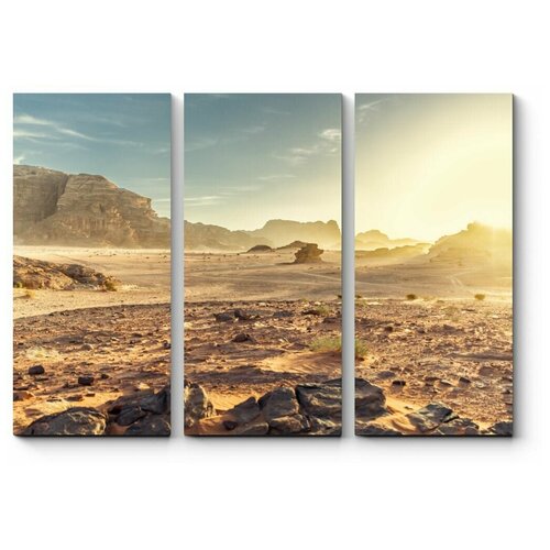 Модульная картина Освещенная солнцем пустыня 150x108