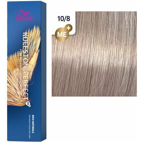 Wella Professionals Профессиональная краска для волос Koleston Perfect ME+ 10/8 Сьерра-Невада, 60 мл