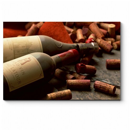 Модульная картина Коллекционное вино 140x93