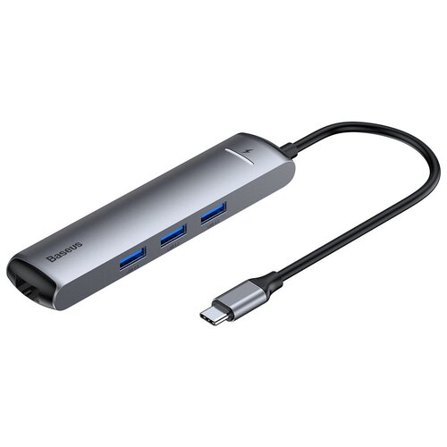 Хаб USB Telecom Type-C - 3xUSB 3.0 + RJ45 TA311C