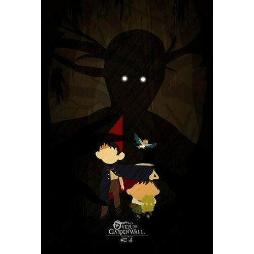 Плакат, постер на бумаге По ту сторону изгороди (Over the Garden Wall), Нат Кэш. Размер 21 х 30 см