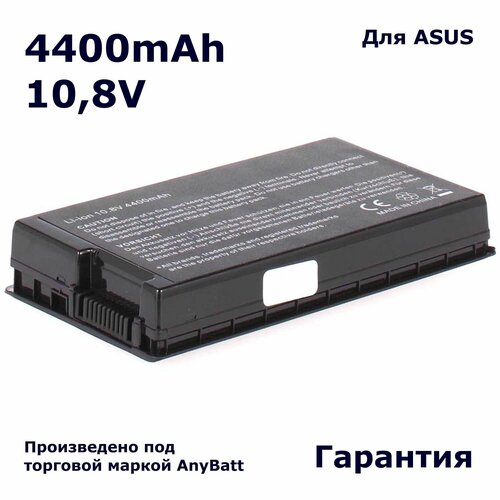 Аккумулятор AnyBatt 4400mAh, для X61 X61S F80L F80S N60d PRO63D N60DP F83VF F50S F80Cr X61Z F80Q F50SL N60sf F80A F50Q F50SV F50Z X82S F50G F81Se F50Gx N60W X61SL X85C F50SF F83SE X85S X82CR