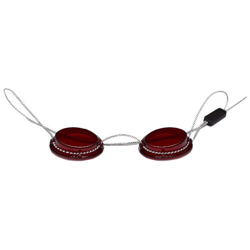 Tannymaxx очки для солярия красные на резинке