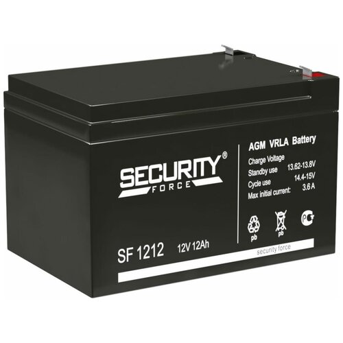 Аккумуляторная батарея Security Force SF 1212 12В 12 А·ч