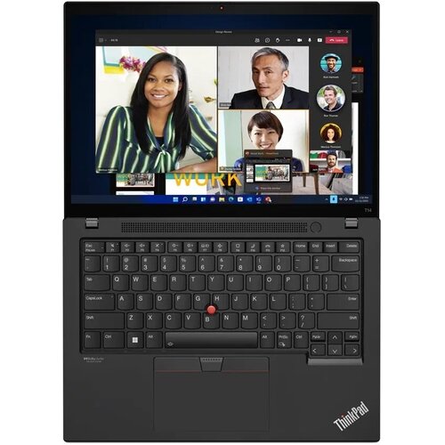 Ноутбук Lenovo ThinkPad T14 Gen 4 21HD004VRT (Core i7 1700 MHz (1355U)/16384Mb/512 Gb SSD/14"/1920x1200/DOS)