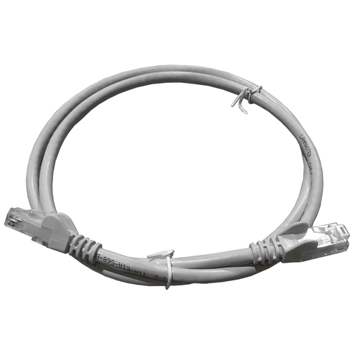 Патч-корд Lanmaster LAN6-45-45 RJ-45 (m) - RJ-45 (m) CAT6 U/UT, 3 м, 1 шт., серый