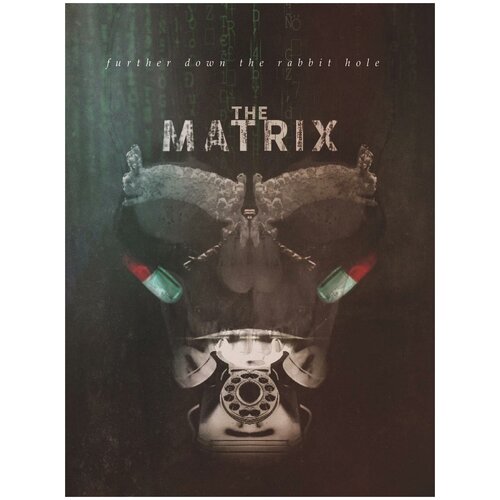Постер / Плакат / Картина Матрица 60х90 см в раме
