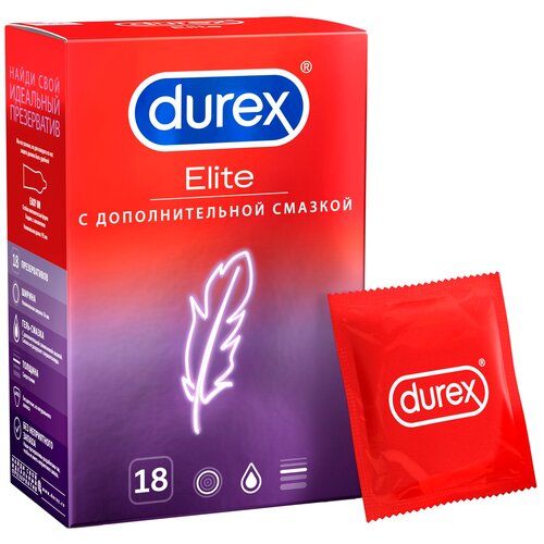 Презервативы Durex Elite, 18 шт.