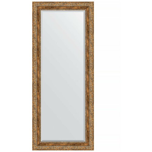 Зеркало с фацетом в багетной раме поворотное Evoform Exclusive 60x145 см, виньетка античная бронза 85 мм (BY 3540)