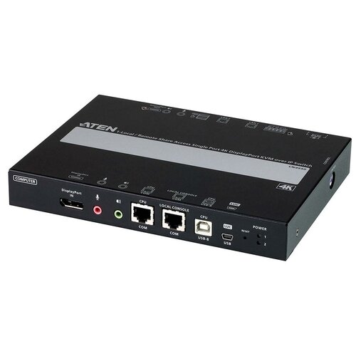 IP KVM Переключатель ATEN CN9950 / CN9950-AT-G, 1-портовый 4K DisplayPort KVM-переключа. ATEN CN9950-AT-G