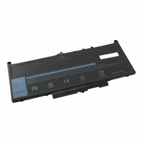 Аккумулятор OEM (совместимый с J60J5, 0MC34Y) для ноутбука Dell Latitude 12 E7270, E7470 7.4V 7000mAh черный