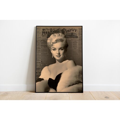 Плакат "Мэрилин Монро " / Формат А4 / 1 шт. (21х30 см) / Интерьерный постер