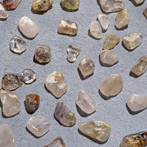 Набор для творчества "Кварц волосатик", галтовка, фракция 0,7-0,9 см, 100 г