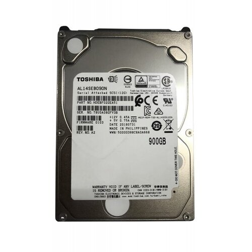 Жесткий диск Toshiba HDEBF02GEA51 900Gb 10500 SAS 2,5" HDD