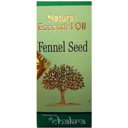Natural Essential Oil FENNEL SEED, Shri Chakra (Натуральное эфирное масло семя фенхеля, Шри Чакра), 10 мл.