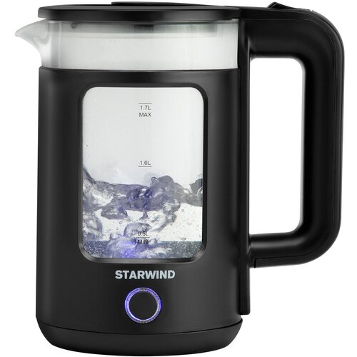 Чайник STARWIND SKG1053 черный/ стекло