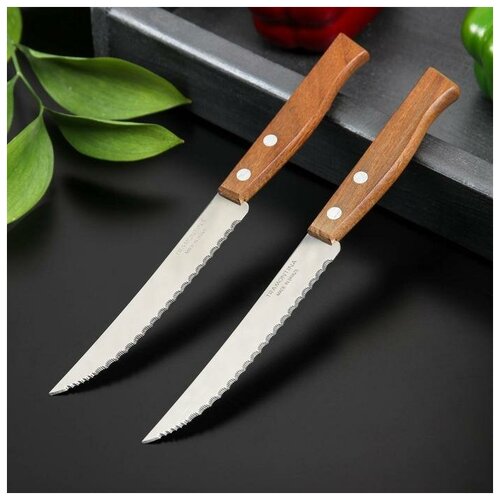 Нож кухонный Tramontina Tradicional, для мяса, лезвие 12,7 см, цена за 2 шт
