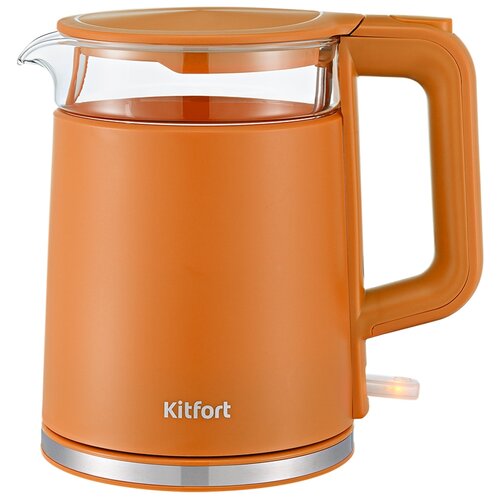 Чайник Kitfort KT-6124, оранжевый