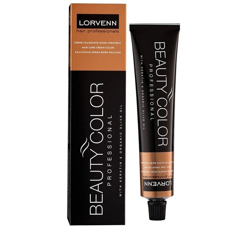 LORVENN Крем-краска Beauty Color, 8.1 светлый блонд пепельный, 70 мл