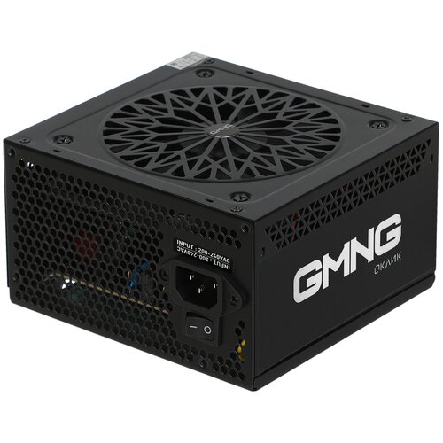 Блок питания GMNG PSU-600W-80+, 600Вт, 120мм, черный, retail