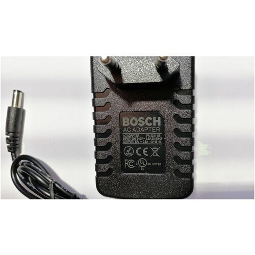 Зарядка для пылесоса BOSCH 30V-0.5A. Разъем 5.5х2.1