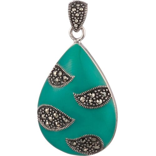 Серьги JV, серебро, 925 проба, эмаль
