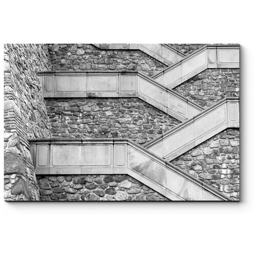 Модульная картина Необычная лестница в Братиславе90x60
