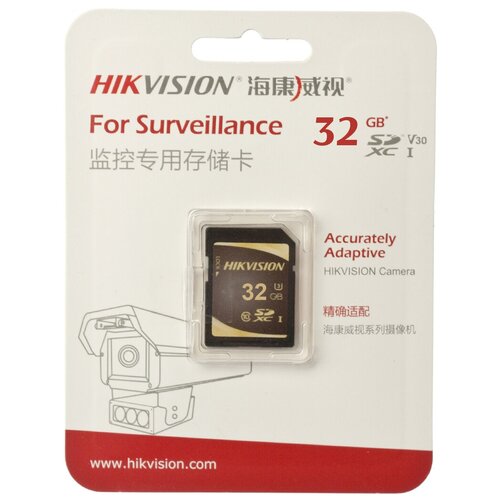 Карта памяти 64Gb SD Hikvision P10 (HS-SD-P10/64G)