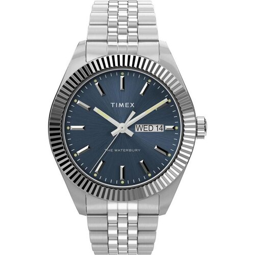 Наручные часы TIMEX TW2V46000, синий, серебряный