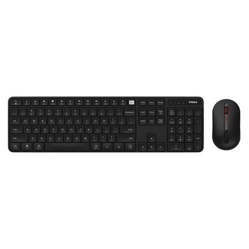 Комплект Клавиатура и Мышь XIAOMI MIIIW Wireless Keyboard and Mouse Combo (англ. раскладка) MWWK01 / MWMM01 , Черный