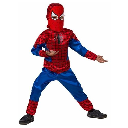Батик Карнавальный костюм «Человек-паук», текстиль, размер 28, рост 110 см