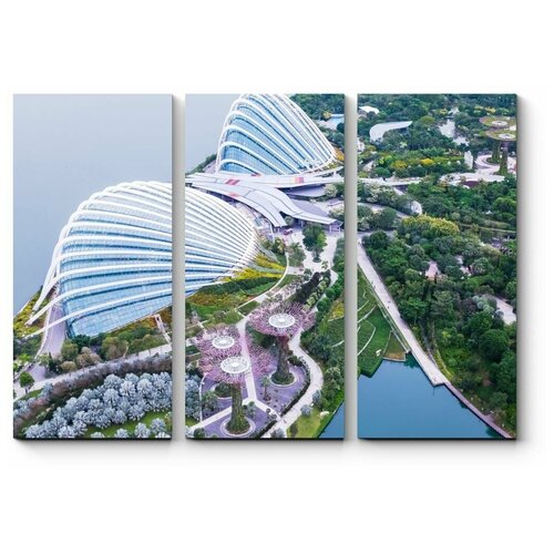 Модульная картина Невероятно красивый Сингапур 130x93