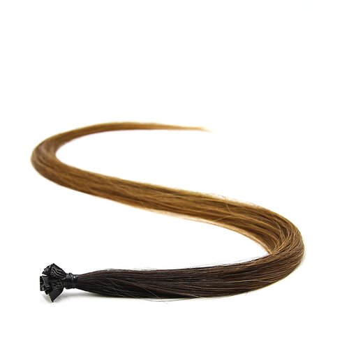Hairshop Волосы для наращивания 1.2/6.3 60см 5STARS омбре (20 капсул) (Темный брюнет/Шатен золотистый)