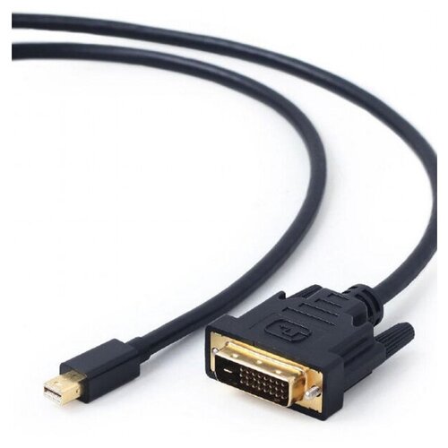 Кабель mDP - DVI, M/M, 1.8 м, поз. р, Cablexpert, чер, CC-mDPM-DVIM-6