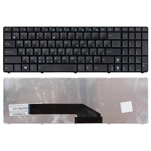 Клавиатура для ноутбука Asus K51IO, черная, русская, версия 1