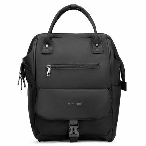Рюкзак-сумка женский Tigernu T-B3184A городской для ноутбука 14’’, объем 15 л, водоотталкивающий, черный, 14"