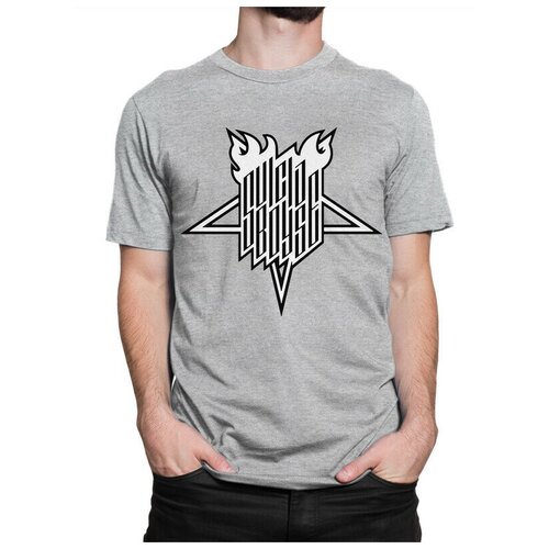 Футболка DS Apparel, размер S, серый