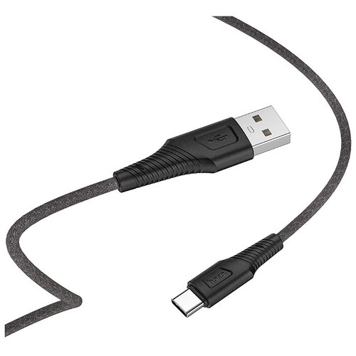 Кабель Hoco Airy X58 USB - Type-C, 1 м, 1 шт., черный