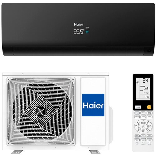 Сплит-система Haier AS25S2SF2FA-B / 1U25S2SM3FA внутренний и внешний блок(Черный)