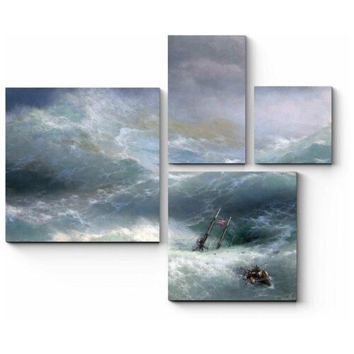 Модульная картина Волна, Иван Айвазовский 182x152