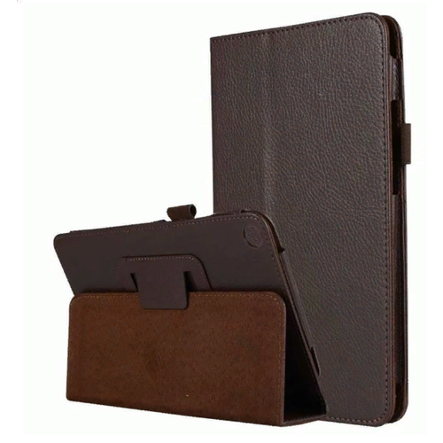 Чехол-обложка MyPads с подставкой для Huawei MediaPad M3 Lite 8 (CPN-W09/AL00) коричневый кожаный