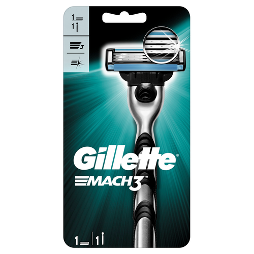 Бритва Gillette Fusion Mach3 станок + 1 кассета