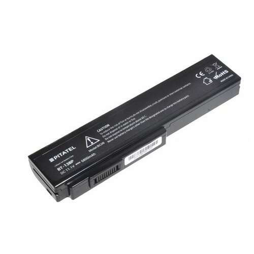 Аккумуляторная батарея усиленная Pitatel Premium для ноутбука Asus G51Jx (6800mAh)