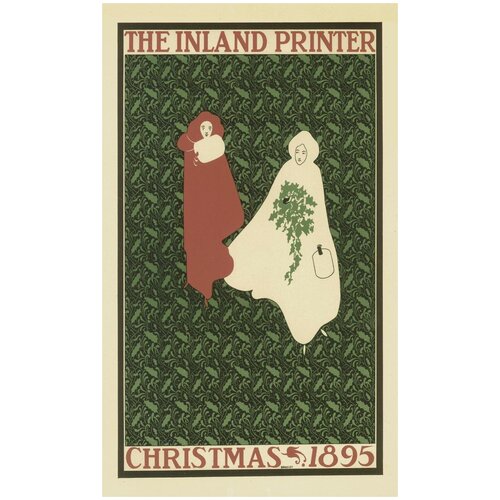 Постер / Плакат / Картина Рекламный плакат - Журнал The Inland Printer 90х120 см в подарочном тубусе