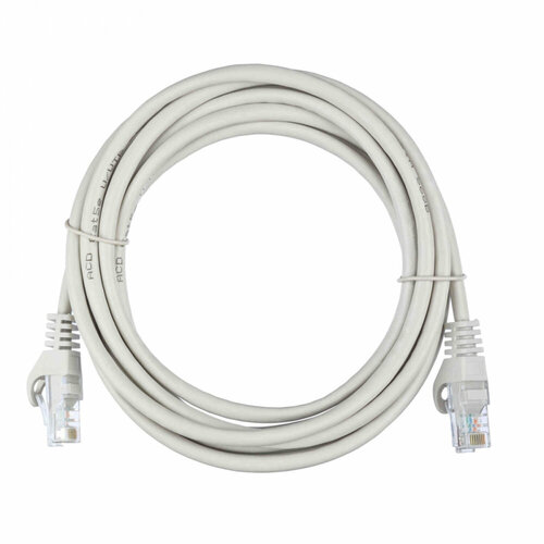 Патч-корд ACD-LPU5E-30A Cat5e UTP 24AWG 4Pair, 7/0.18мм CCA Серый, 3.0м (741555)