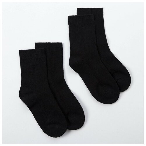 Носки Minaku 2 пары, размер 22-24 см (35-38), черный
