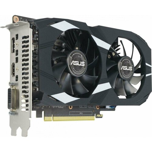 Видеокарта Asus PCI-E DUAL-GTX1650-O4GD6-P-EVO NVIDIA GeForce GTX 1650 4Gb 128bit GDDR6 1620/12000 DVIx1 HDMIx1 DPx1 HDCP Ret