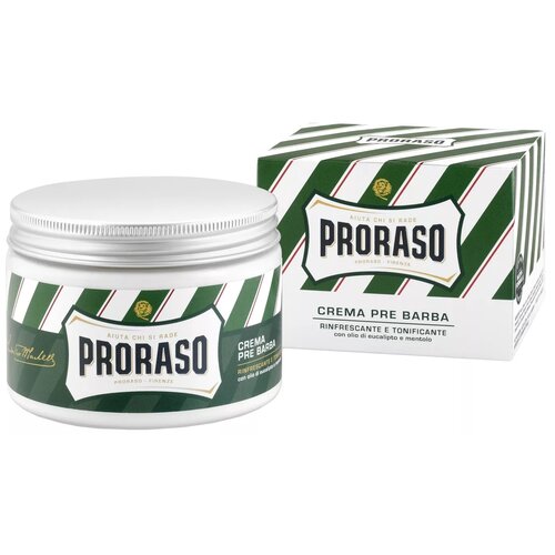 Крем до бритья Зеленая Эвкалипт и Ментол Proraso, 300 мл