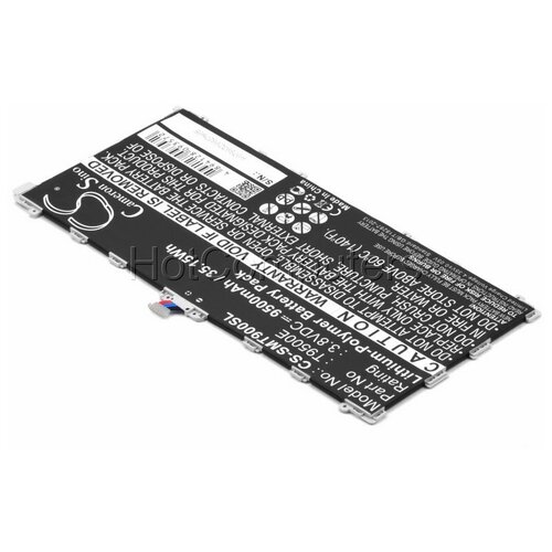 Аккумуляторная батарея CameronSino CS-SMT900SL для планшета Samsung Galaxy Tab Pro 12.2 SM-T900 (T9500E) 9500mAh